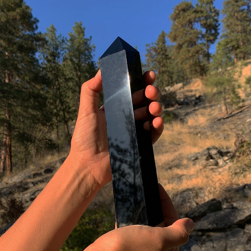 Large Generator: Large Obsidian – Wholesale Crystal Club